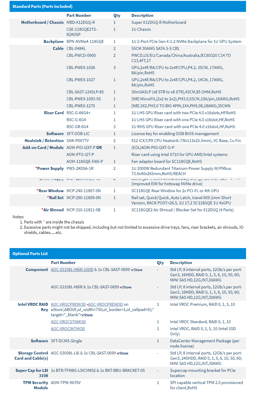 Supermicro 1U GPU Server - SYS-120GQ-TNRT (Built to Order) | BPC Technology