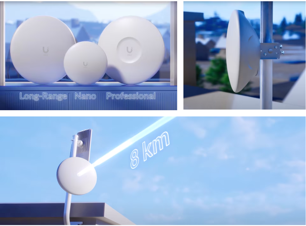 Ubiquiti UISP Wave Long-Range, Wave-LR, 60 GHz PtMP station powered by ...