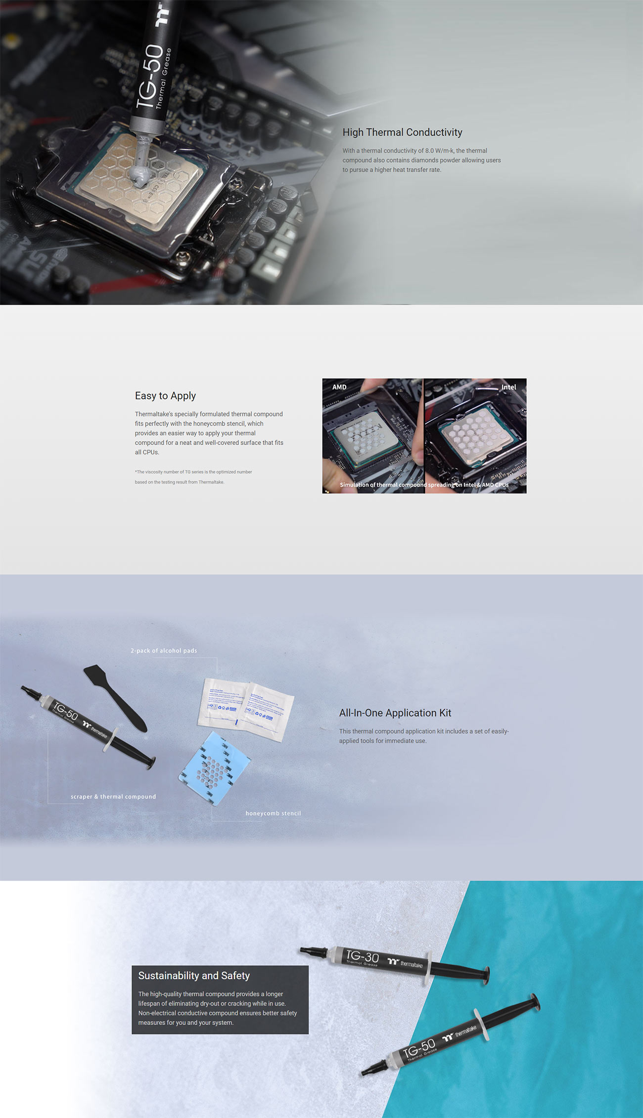 Thermaltake TG 50 Thermal Grease / Thermal Paste | BPC Technology