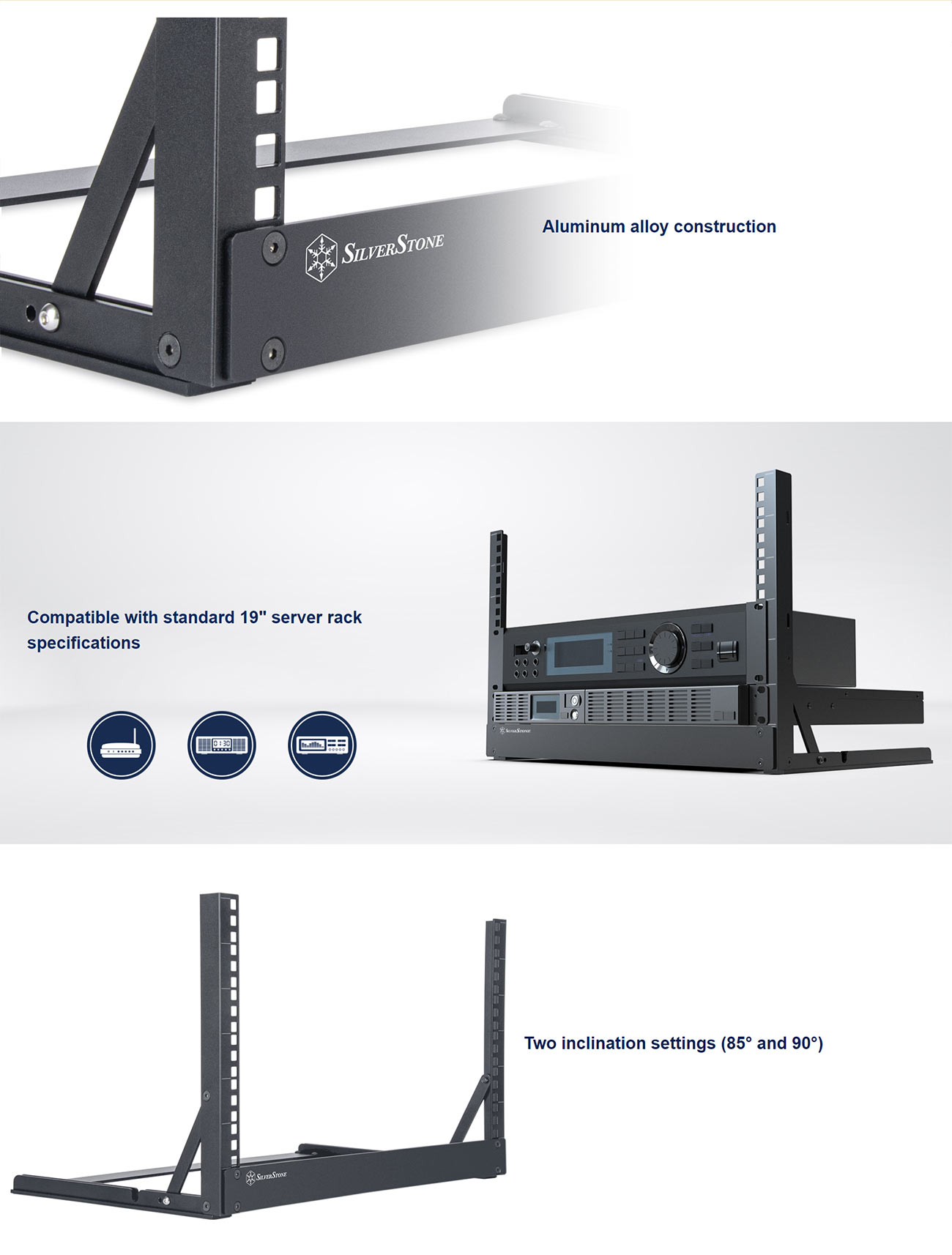 SilverStone RK06U-OF-OPEN-FRAME DESKTOP RACK | BPC Technology
