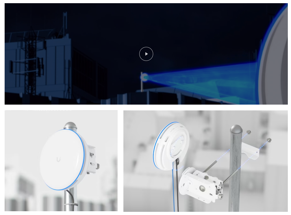 Ubiquiti UniFi Building-to-Building Bridge - 60 GHz Wireless Bridge ...