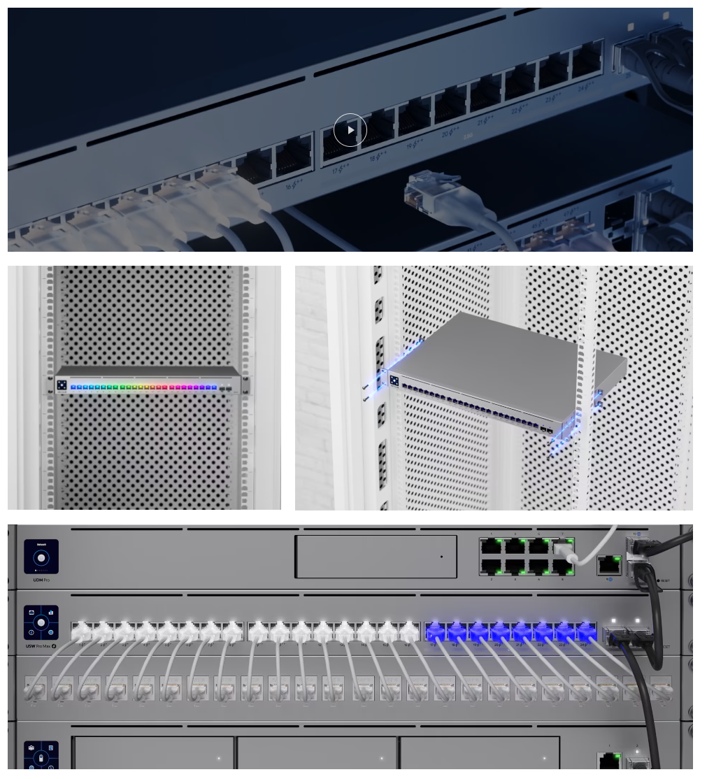 Ubiquiti UniFi Network, 24-Port, POE 400W, (8) 2.5GbEPoE++, (16) GbE ...