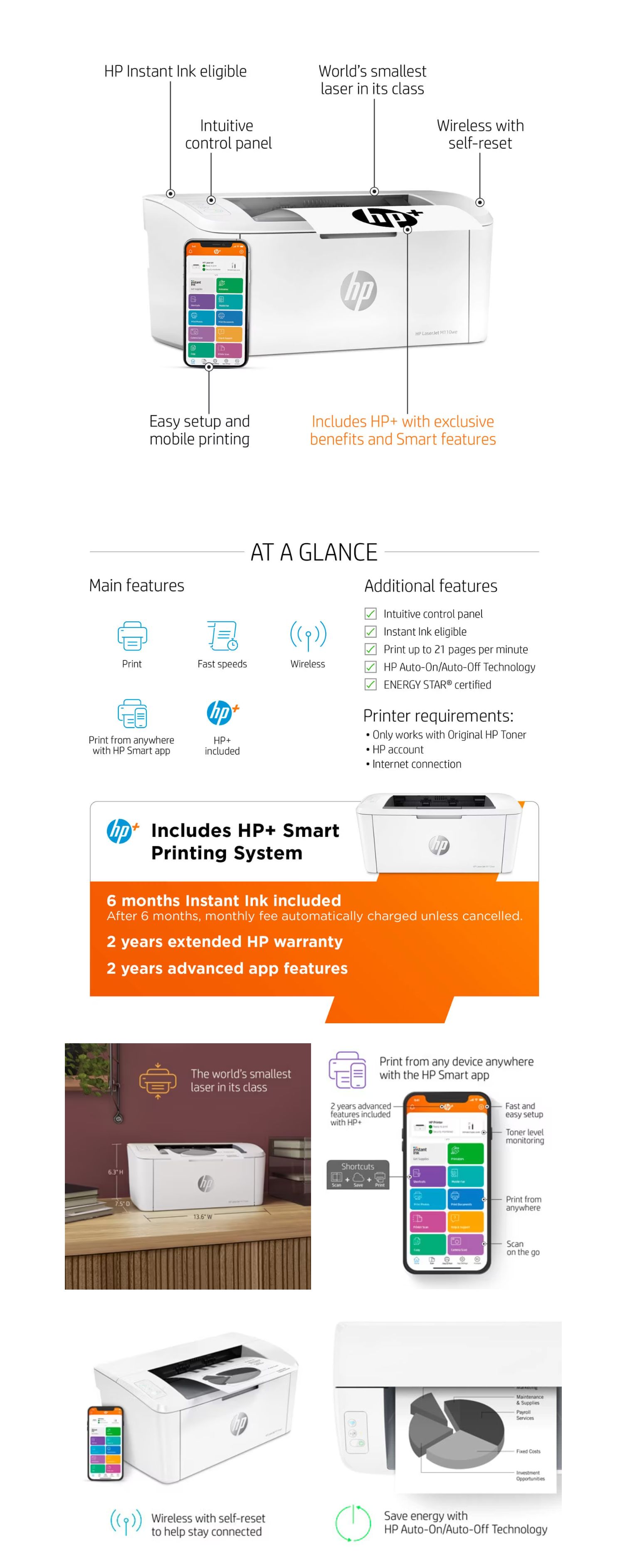 HP LaserJet M110we Mono Laser Printer | BPC Technology