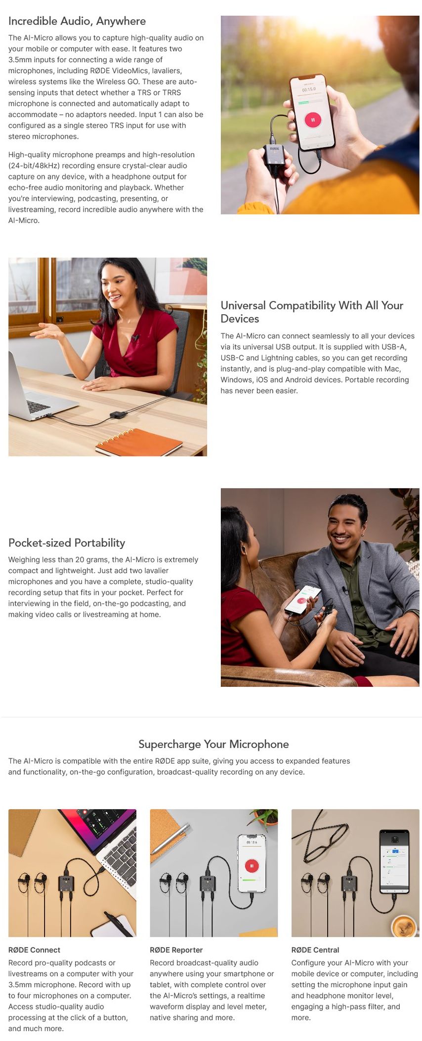 RODE AI-Micro Compact Audio Interface | BPC Technology