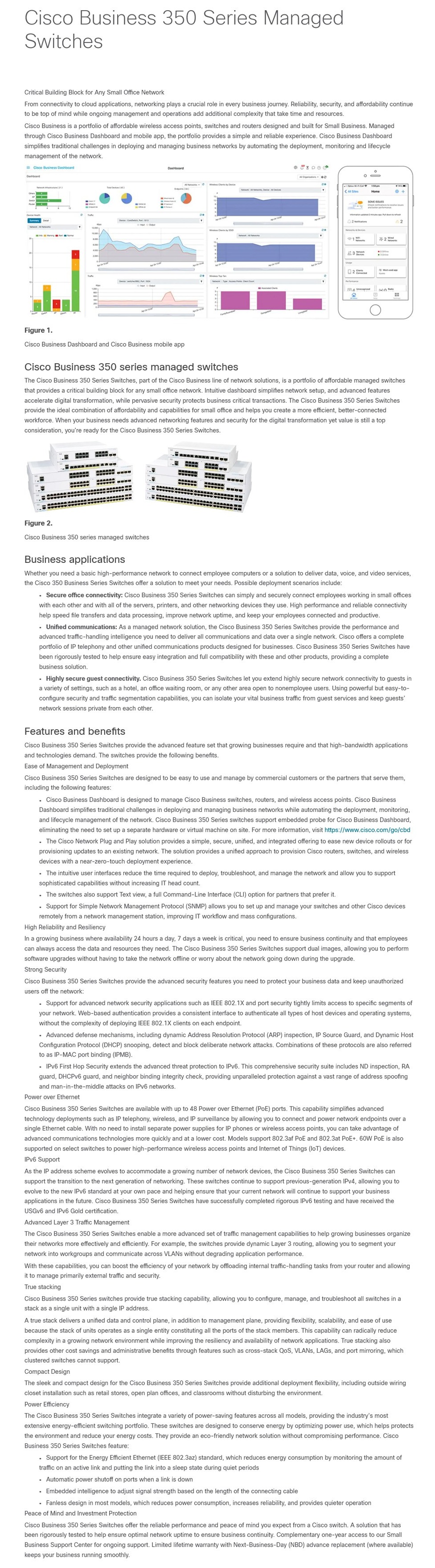 Cisco 350 CBS350-24FP-4G 24-Ports PoE + 4-Port SFP Manageable Gigabit ...