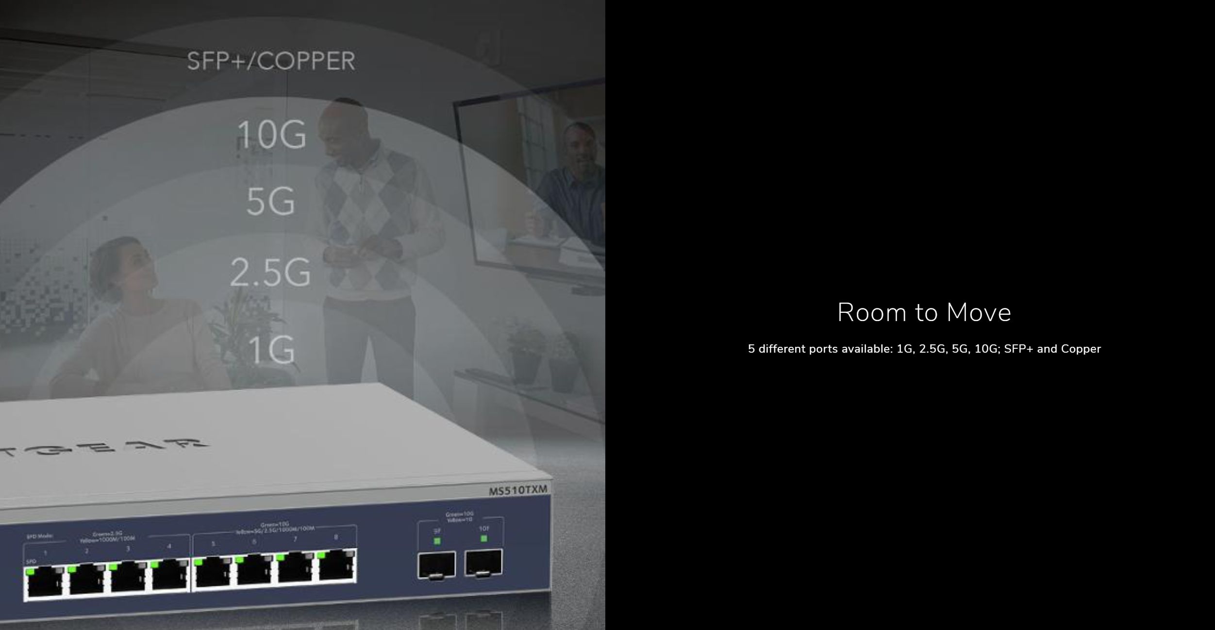 NETGEAR MS510TXM 8-Port Multi-Gigabit/10G Ethernet Smart Managed Pro ...