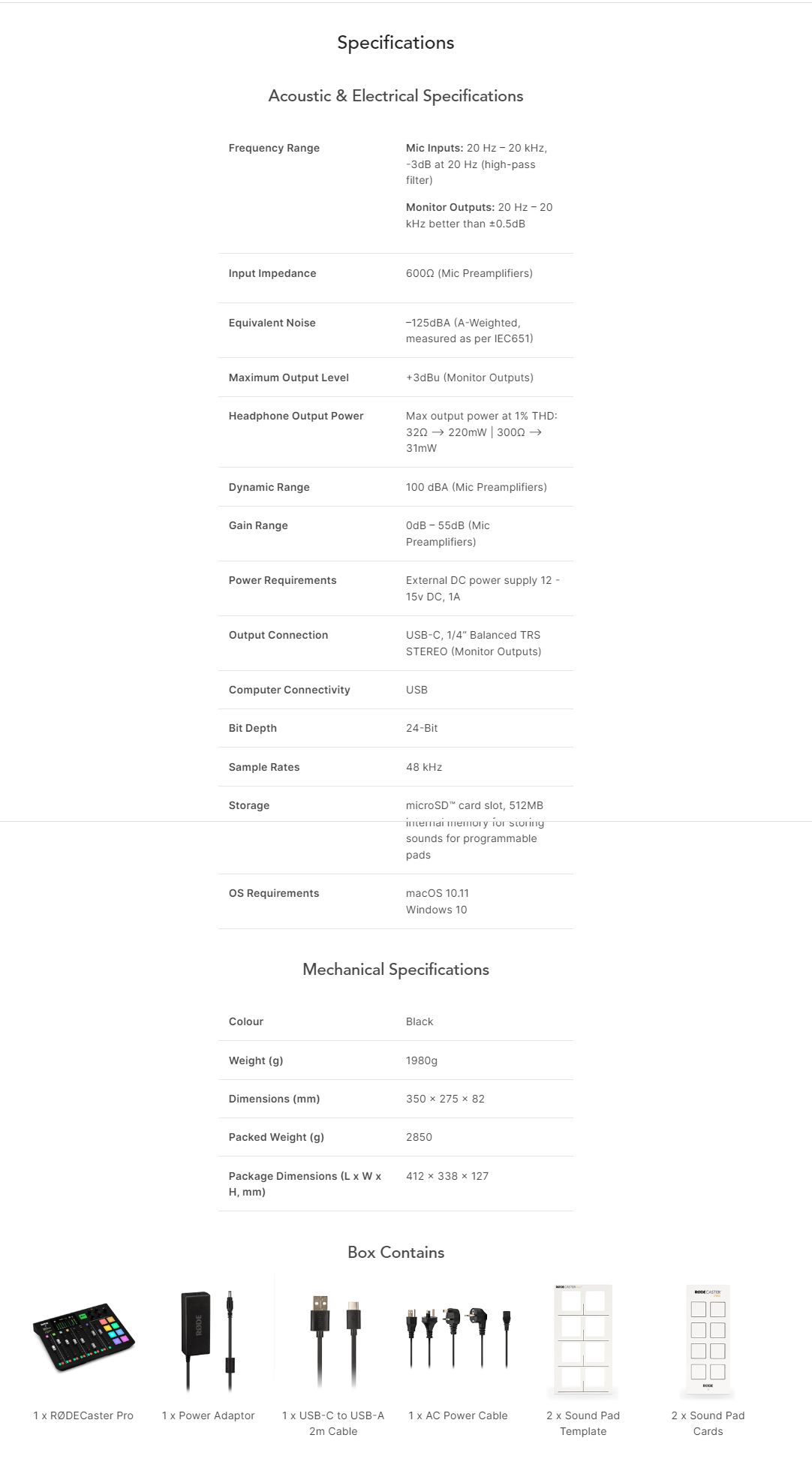 RODE Caster Pro Integrated Audio Production Studio | BPC Technology