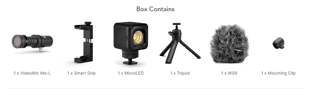 RODE Vlogger Kit iOS edition Filmmaking Kit for iOS Devices | BPC ...