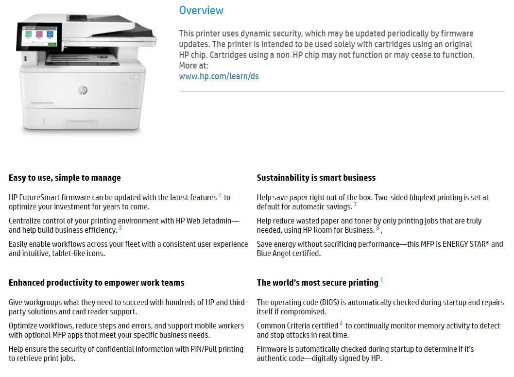 HP LaserJet Enterprise M430F Mono Laser Multifunction Printer | BPC ...