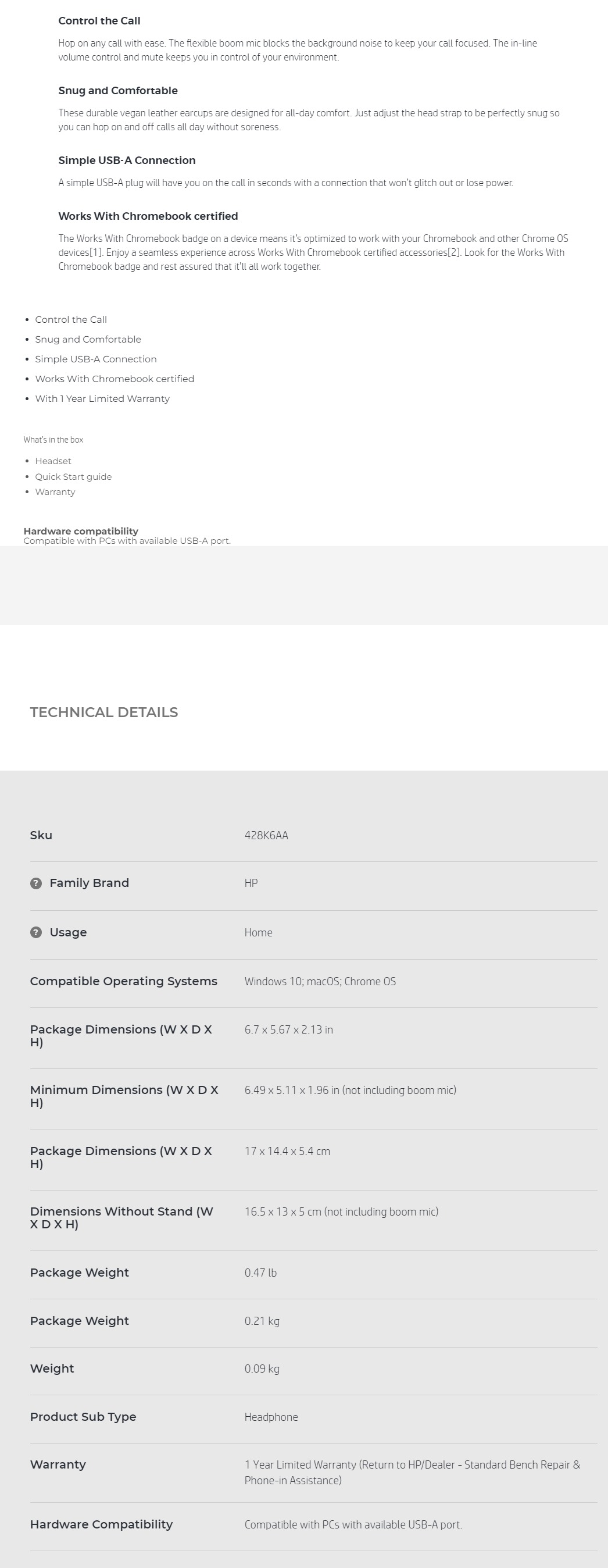 HP USB G2 Stereo Headset | BPC Technology