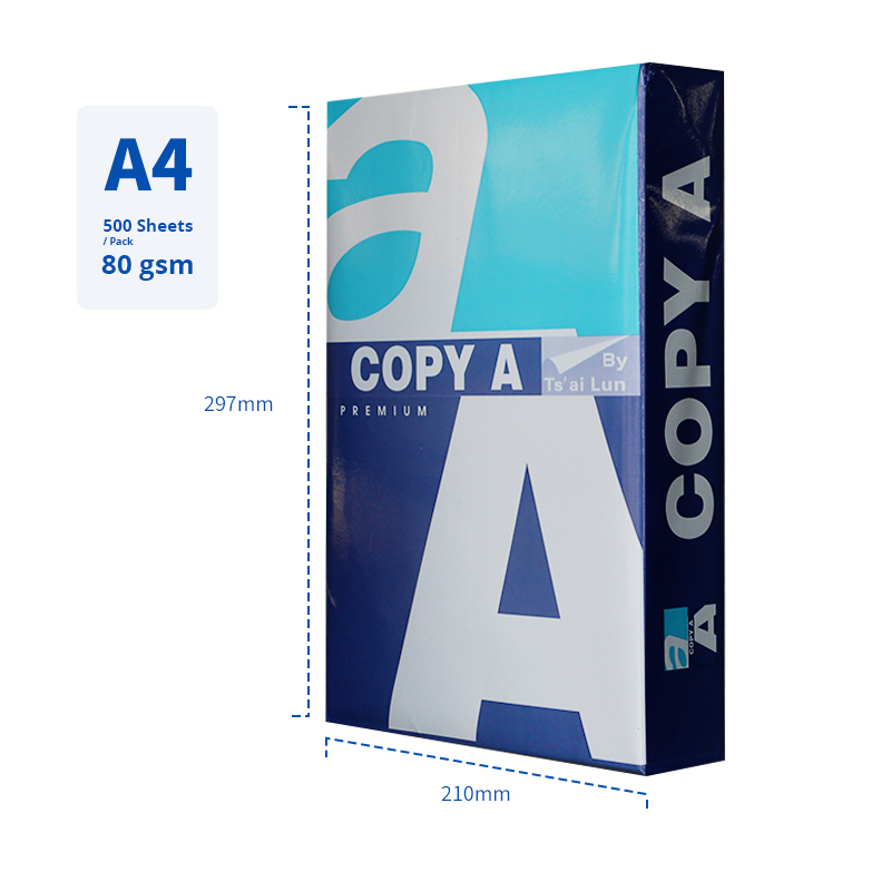 Copy A Ultra White A4 Office Copy Paper 80GSM 500 Sheets, 5 Ream Carton ...
