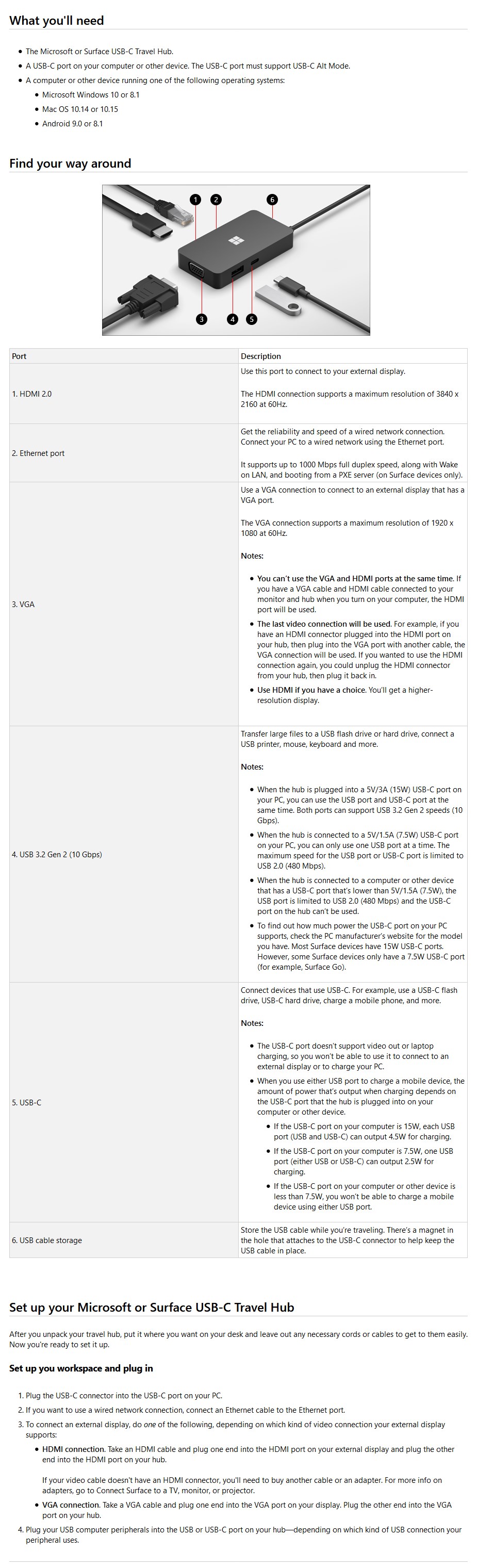 Microsoft USB-C Travel Hub | BPC Technology